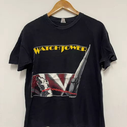 Vintage 80’s Watchtower Band “control And Resistance 1989 Band T-shirt ...