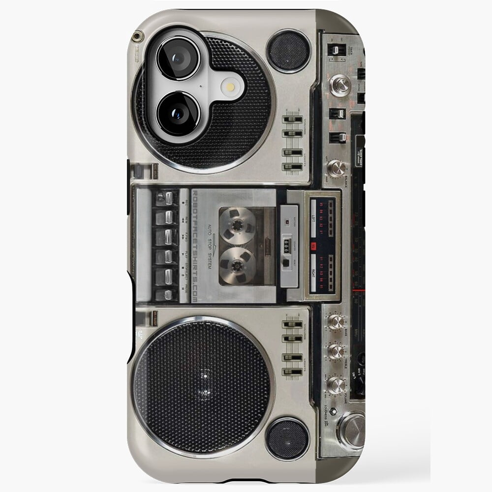 Vintage 80s Boombox Ghettoblaster Retro Hip Hop Music Nostalgia Art ...