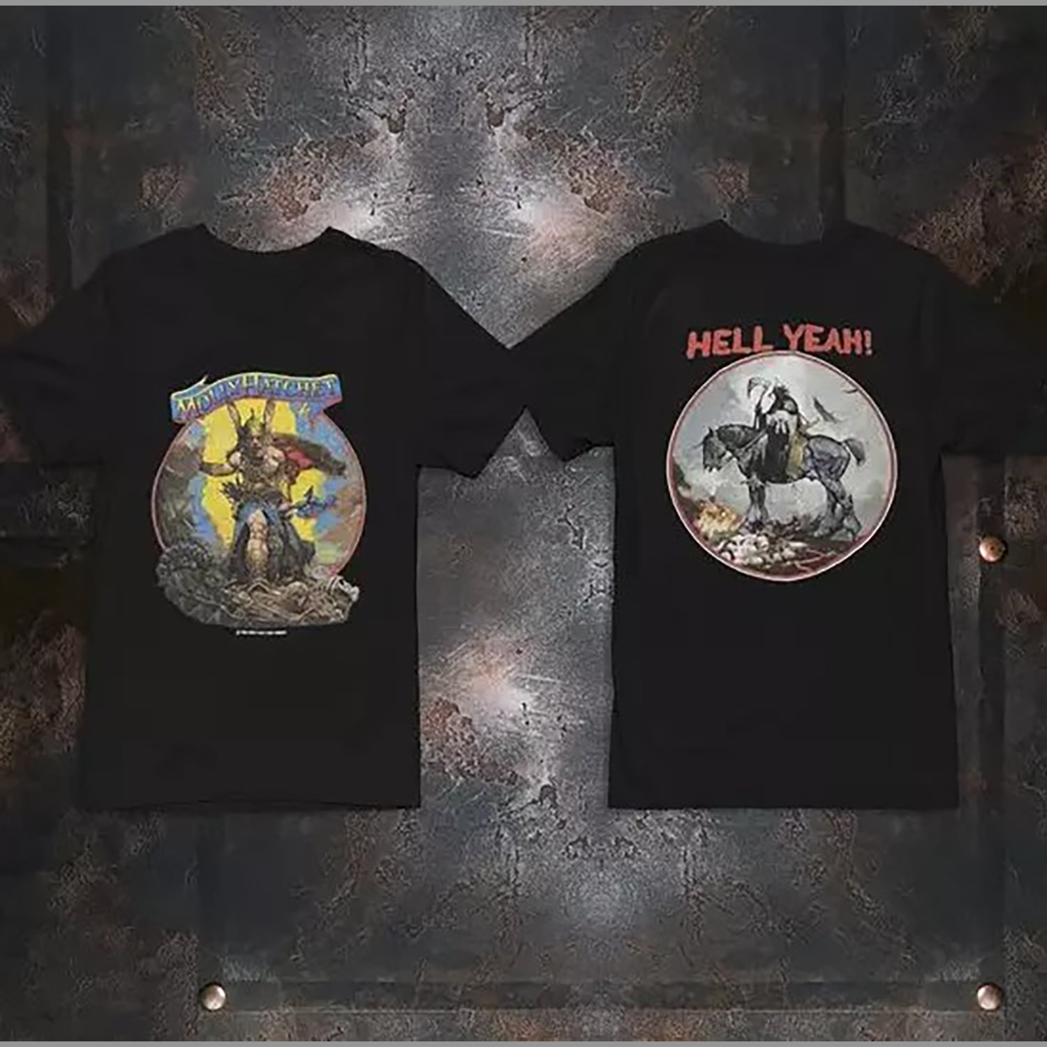 Vintage 80s Molly Hatchet HELL YEAH Frank Frazetta Concert Tour Band ...