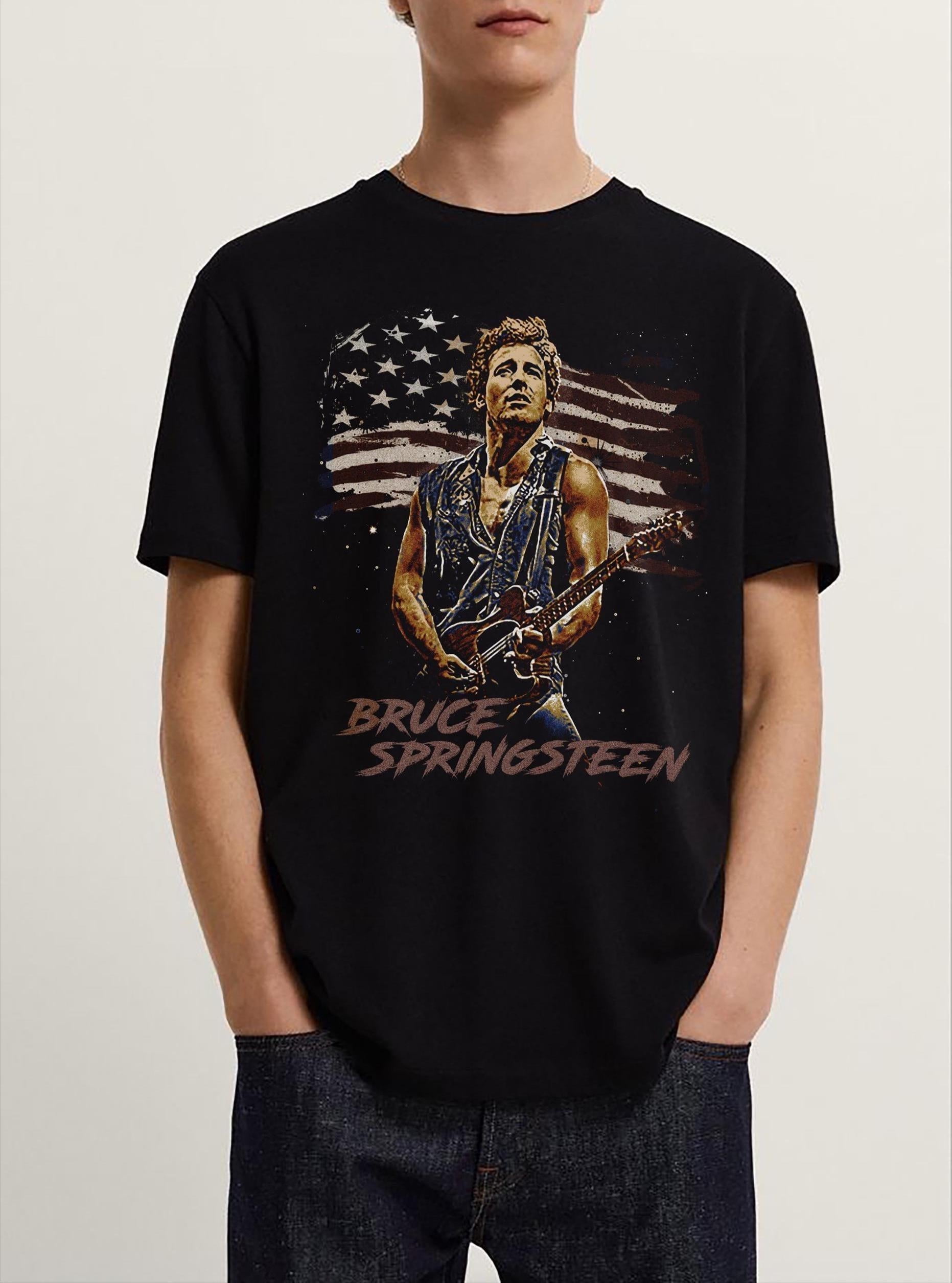 Vintage 80s Rock Band T-Shirt – Retro Bruce Springsteen Tee - Walmart.com