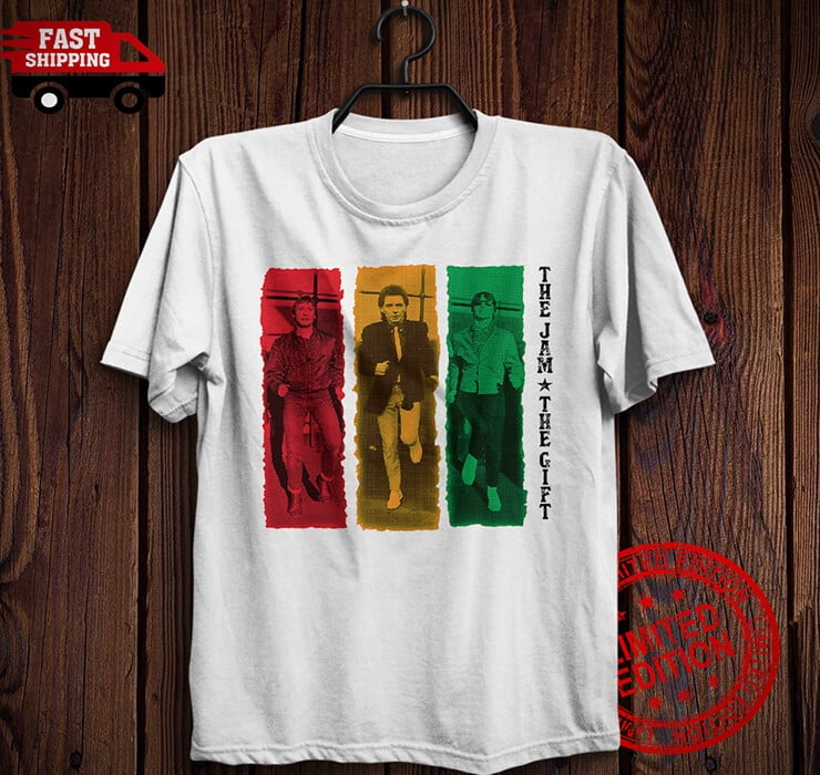 Vintage 82 The Gift The Jam t shirt Paul Weller, Bruce Foxton, Rick ...