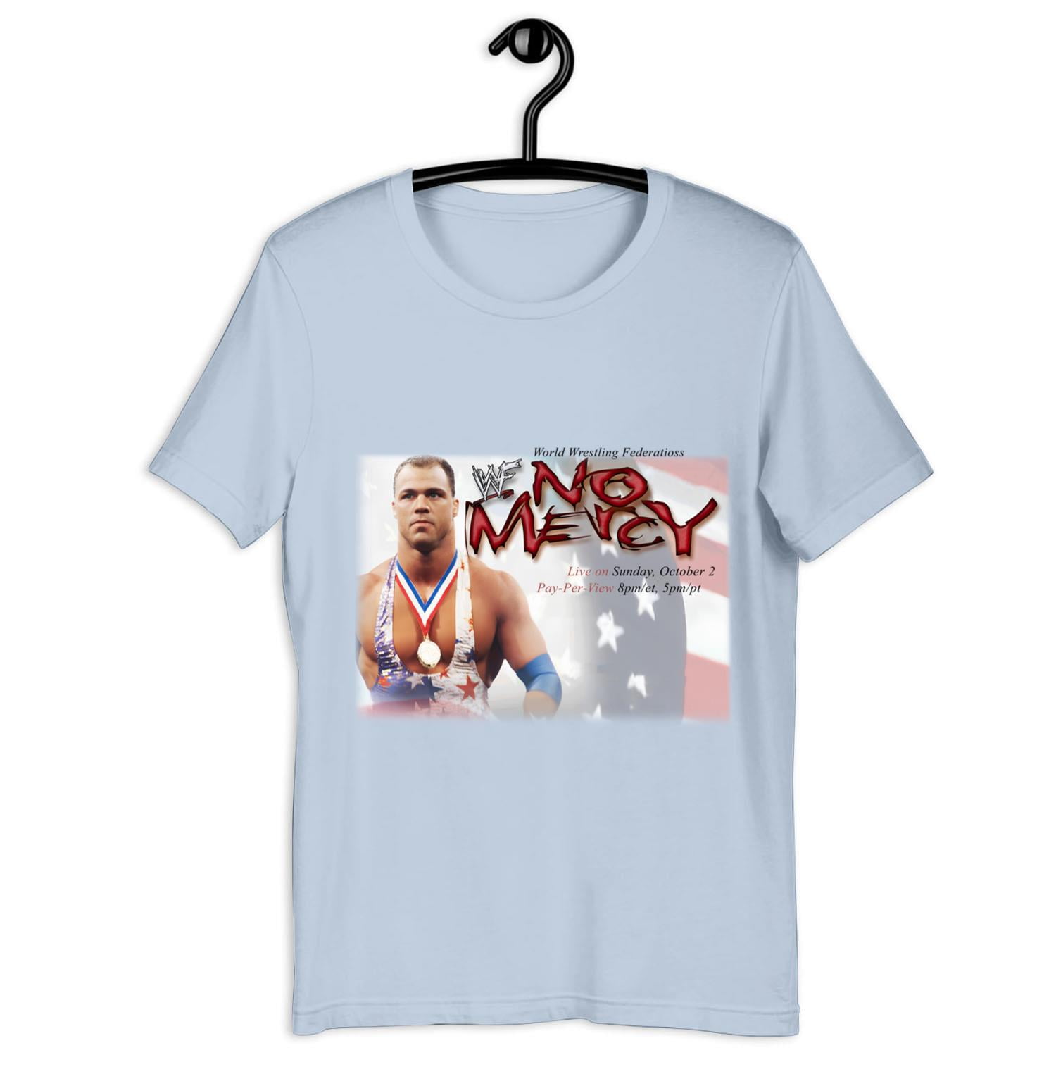 Vintage 90's Kurt Angle No Mercy Tee WWF wwe Wrestling T shirt XL ...