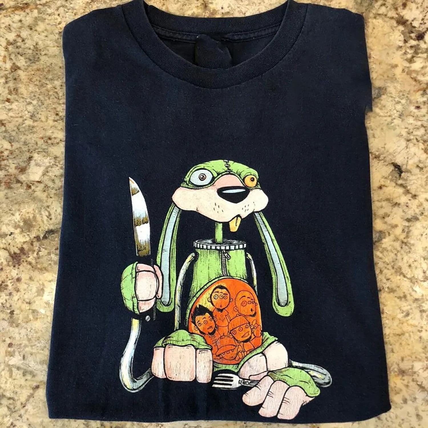 Vintage 90's Limp Bizkit Killer Rabbit Black Men - Walmart.com