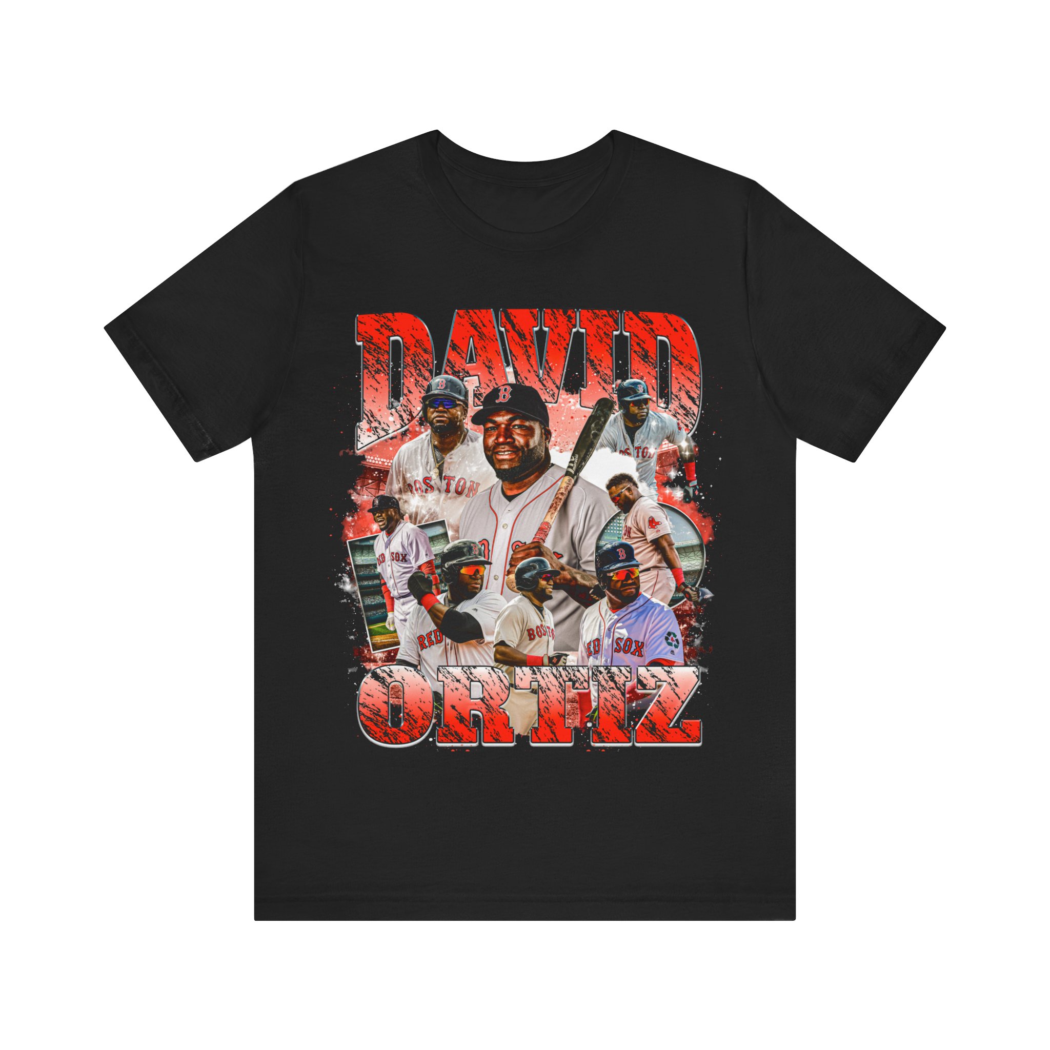 Vintage 90s Baseball Bootleg Style T-Shirt DAVID ORTIZ 90s Unisex ...