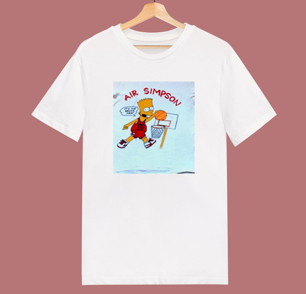 Vintage 90s Bootleg Bart Air Simpson 80s T Shirt - Walmart.com