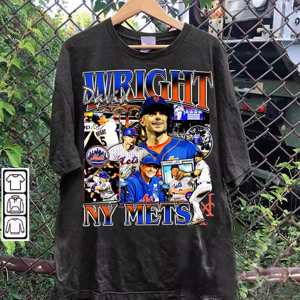 Vintage 90s David Wright T-Shirt - David Wright Sweatshirt - Retro ...