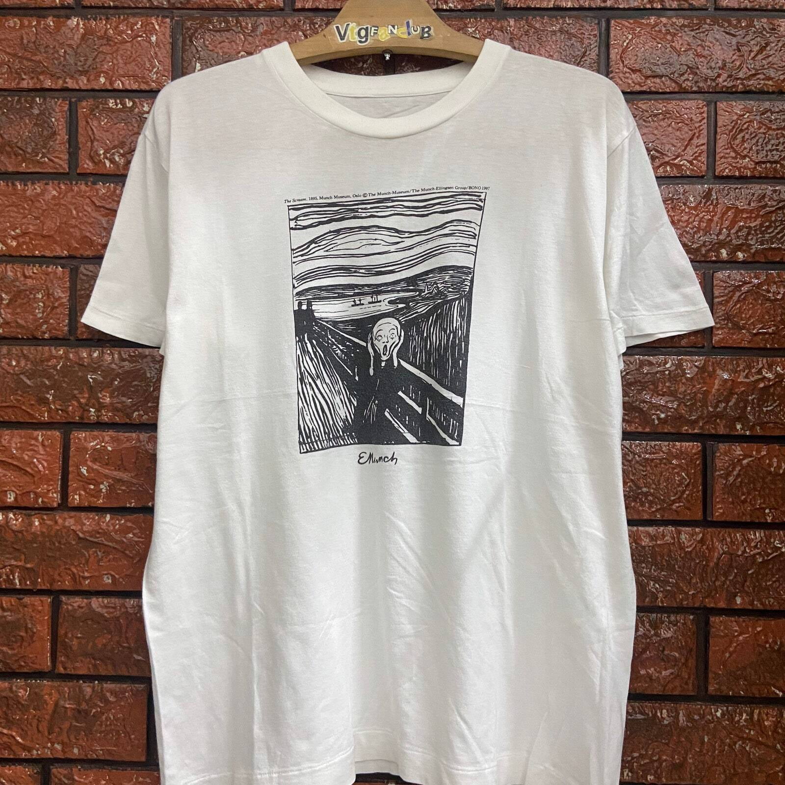 Vintage 90s Edvard Munch "The Scream" Painting Expressionsim Horror ...