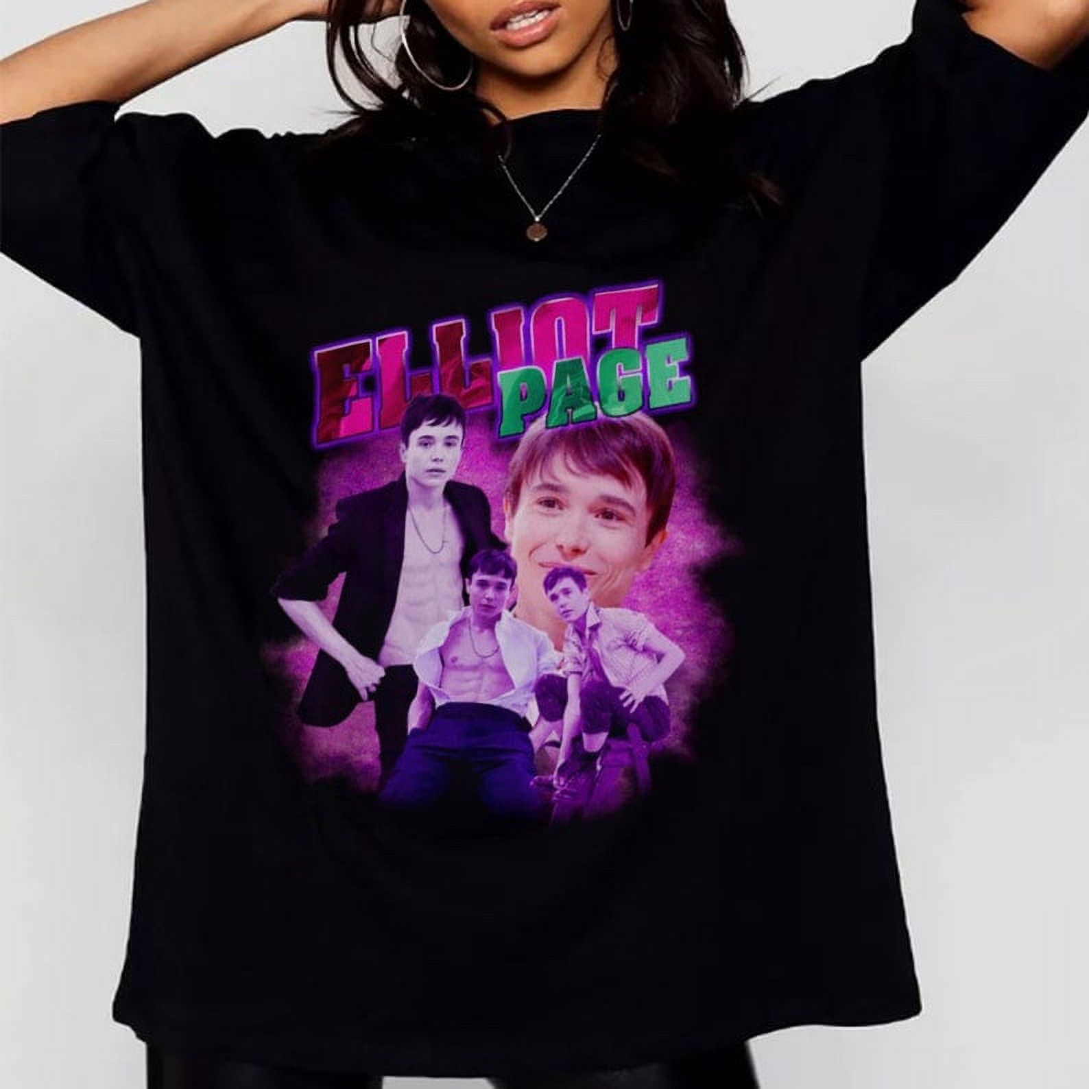 Vintage 90s Elliot Page T-Shirt, Elliot Page Shirt, Elliot Page ...