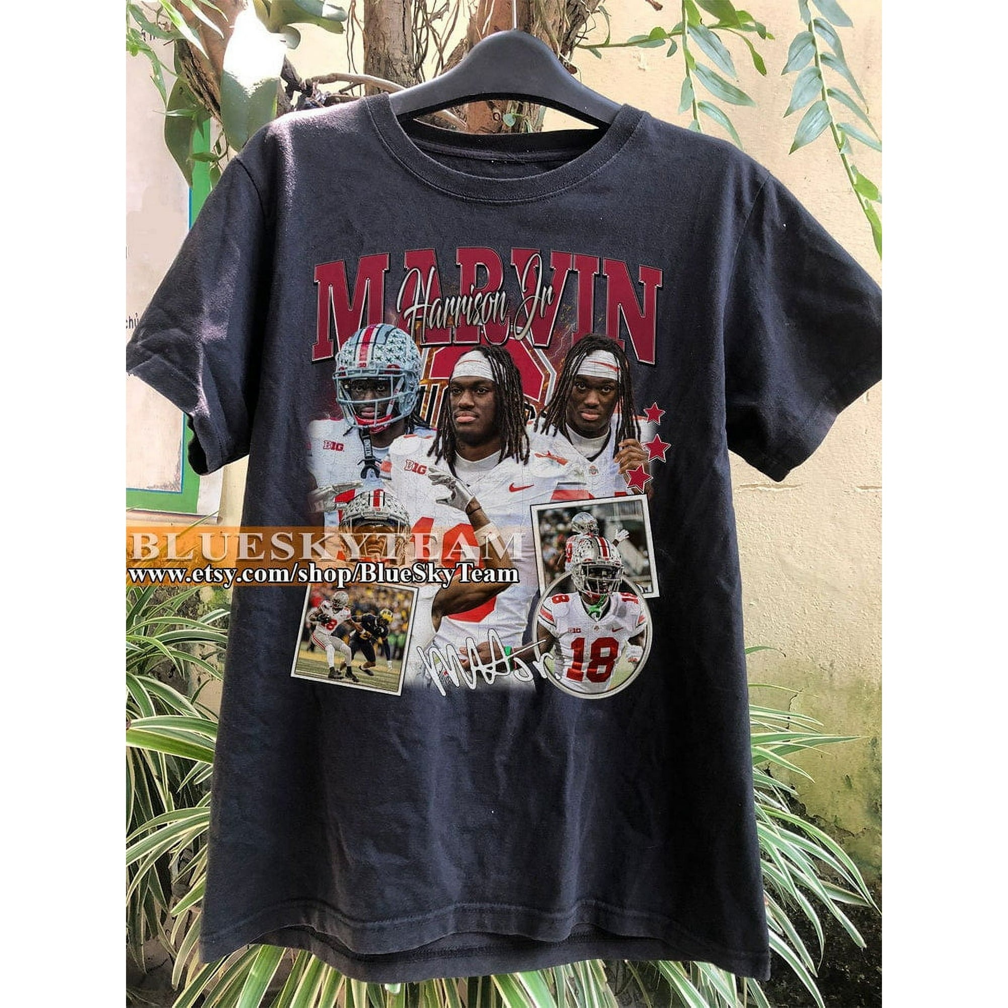 Vintage 90s Graphic Style Marvin Harrison Jr T-Shirt, Marvin Harrison ...