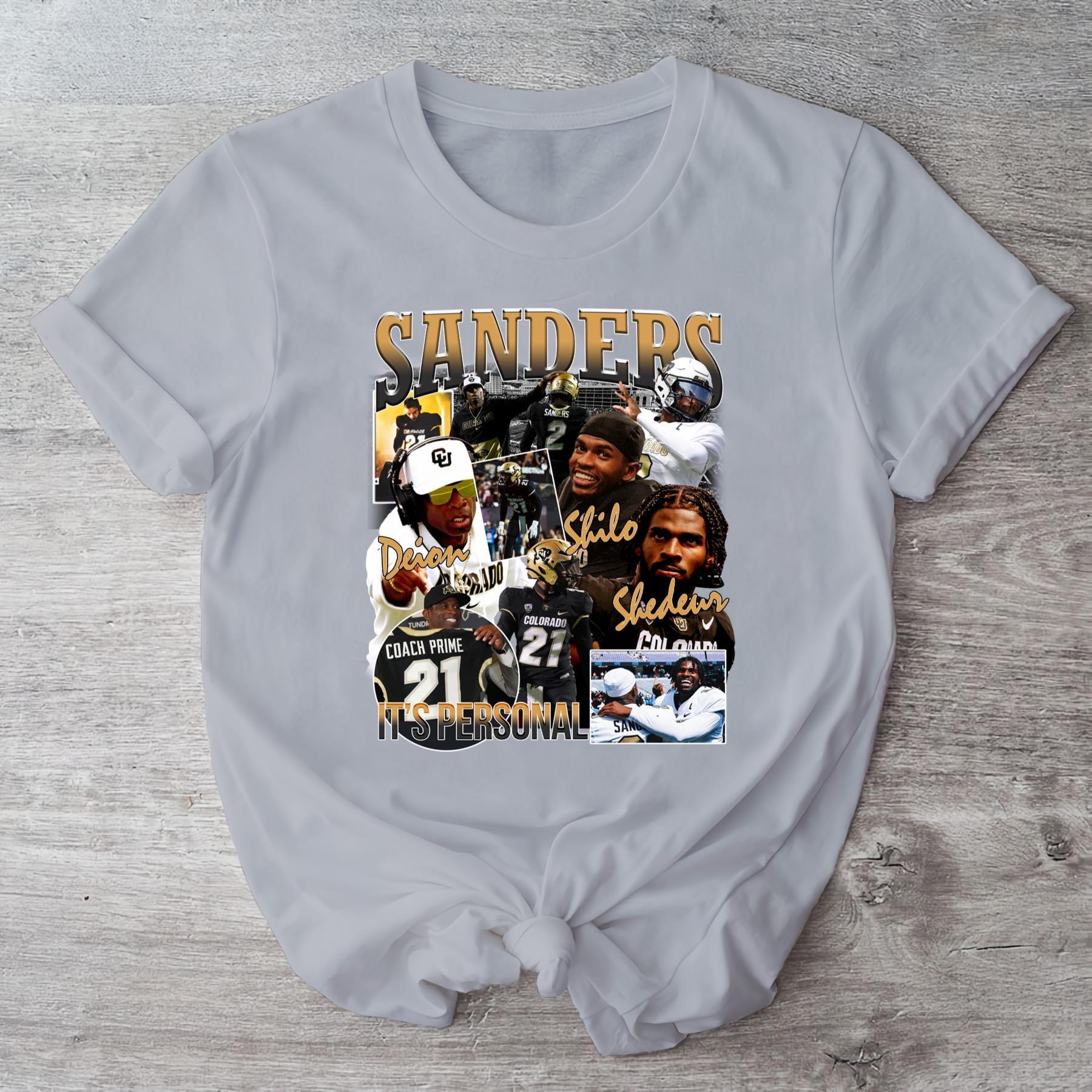 Vintage 90s Graphic Style Team Sanders Legacy Deion, Shiloh & Shedeur Sanders T-Shirt, Sanders ...