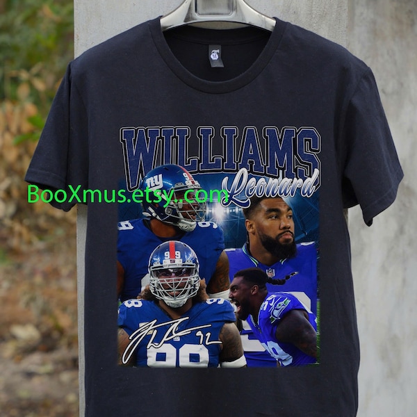 Vintage 90s Graphic Style leonard williams T-Shirt, leonard williams t ...