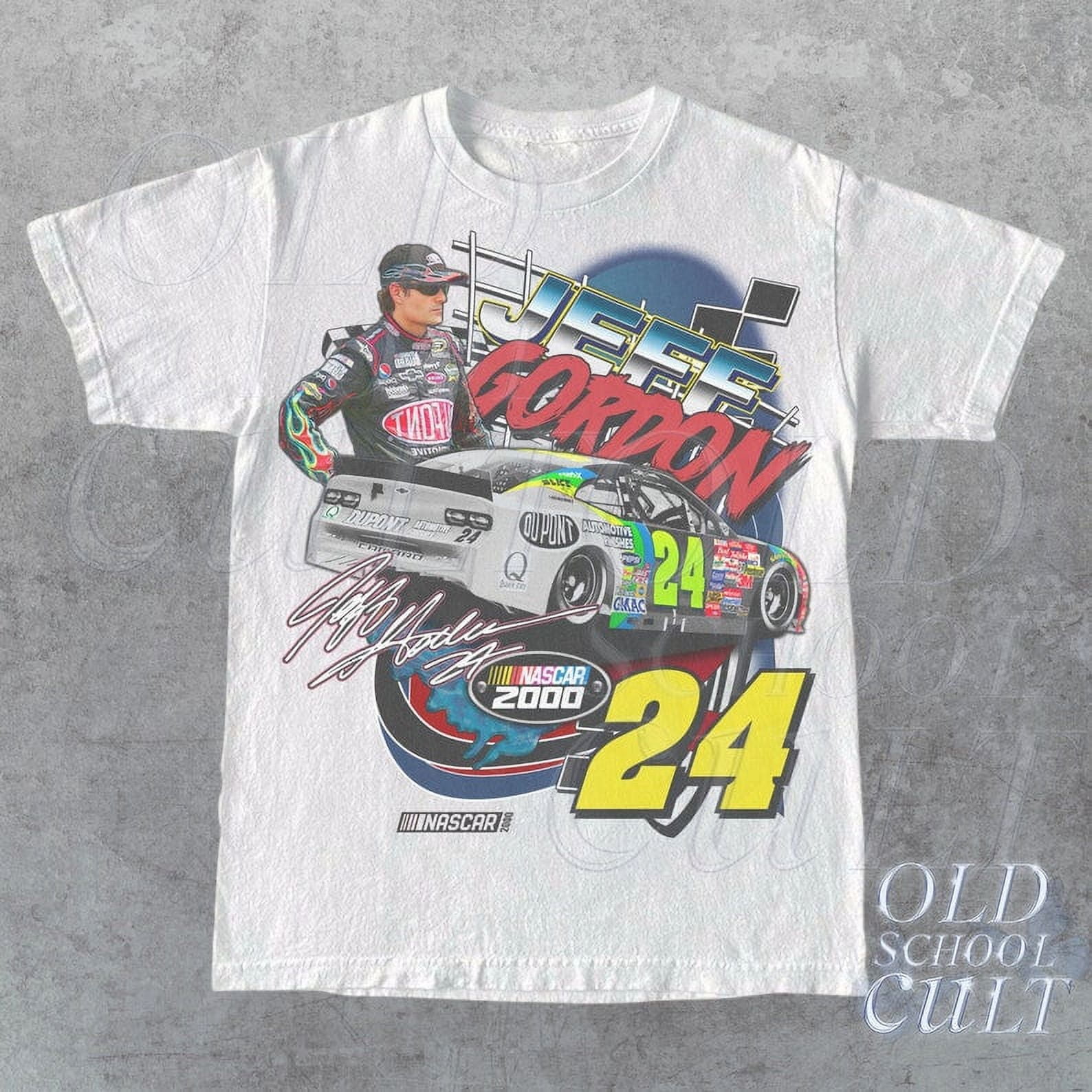 Vintage 90s Jeff Nascar Racing T-Shirt, Y2k Vintage Graphic Style Shirt ...