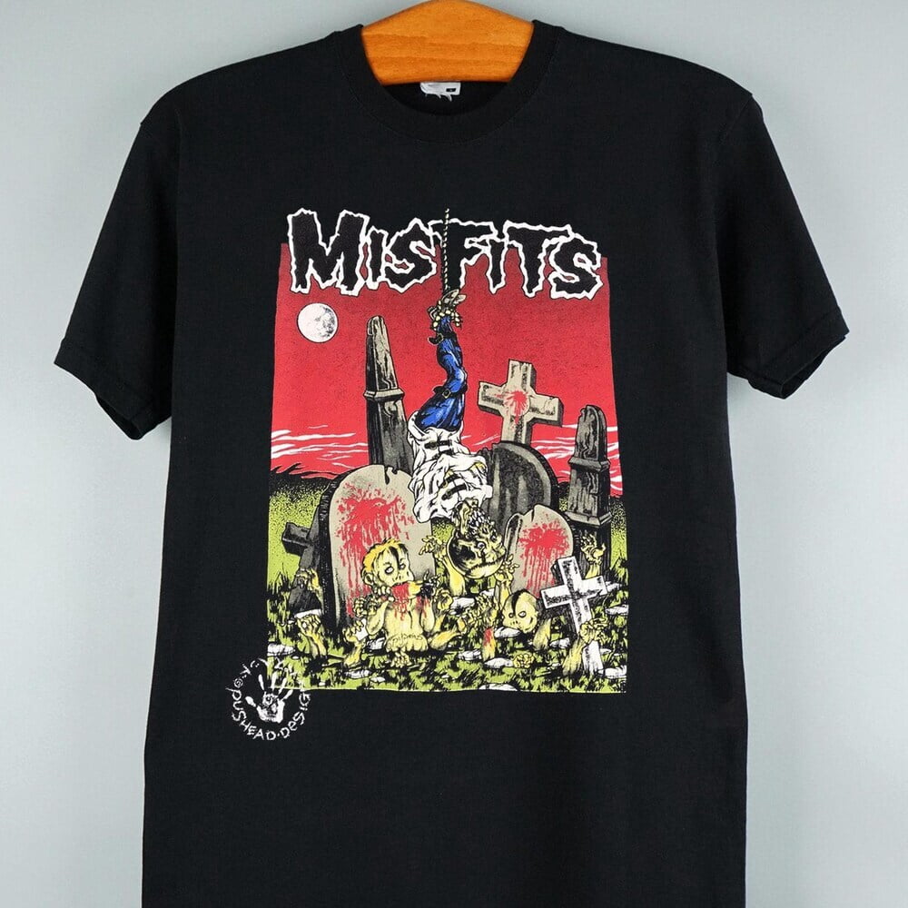 Vintage 90s Misfits T-Shirt, Misfits Punk Rock Shirt, Punk Metal Band ...