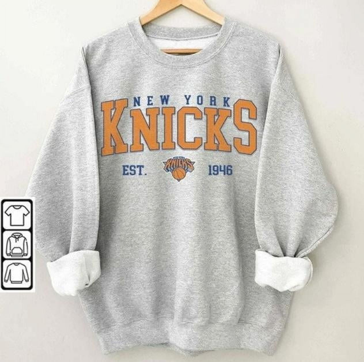 Vintage 90s New York Knicks . Crewneck Retro Basketball . for Women and ...