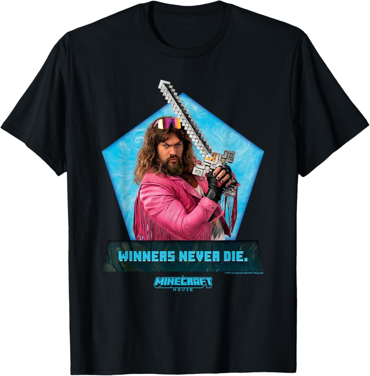 Vintage A Minecraft Movie Winners Never Die Garrett The Garbage Man T ...