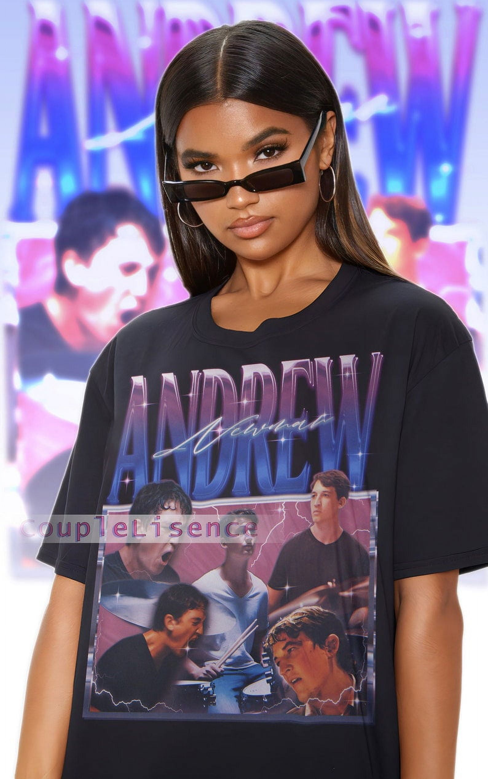 Vintage ANDREW NEWMAN Shirt | Andrew Newman Whiplash Drummer Shirt ...