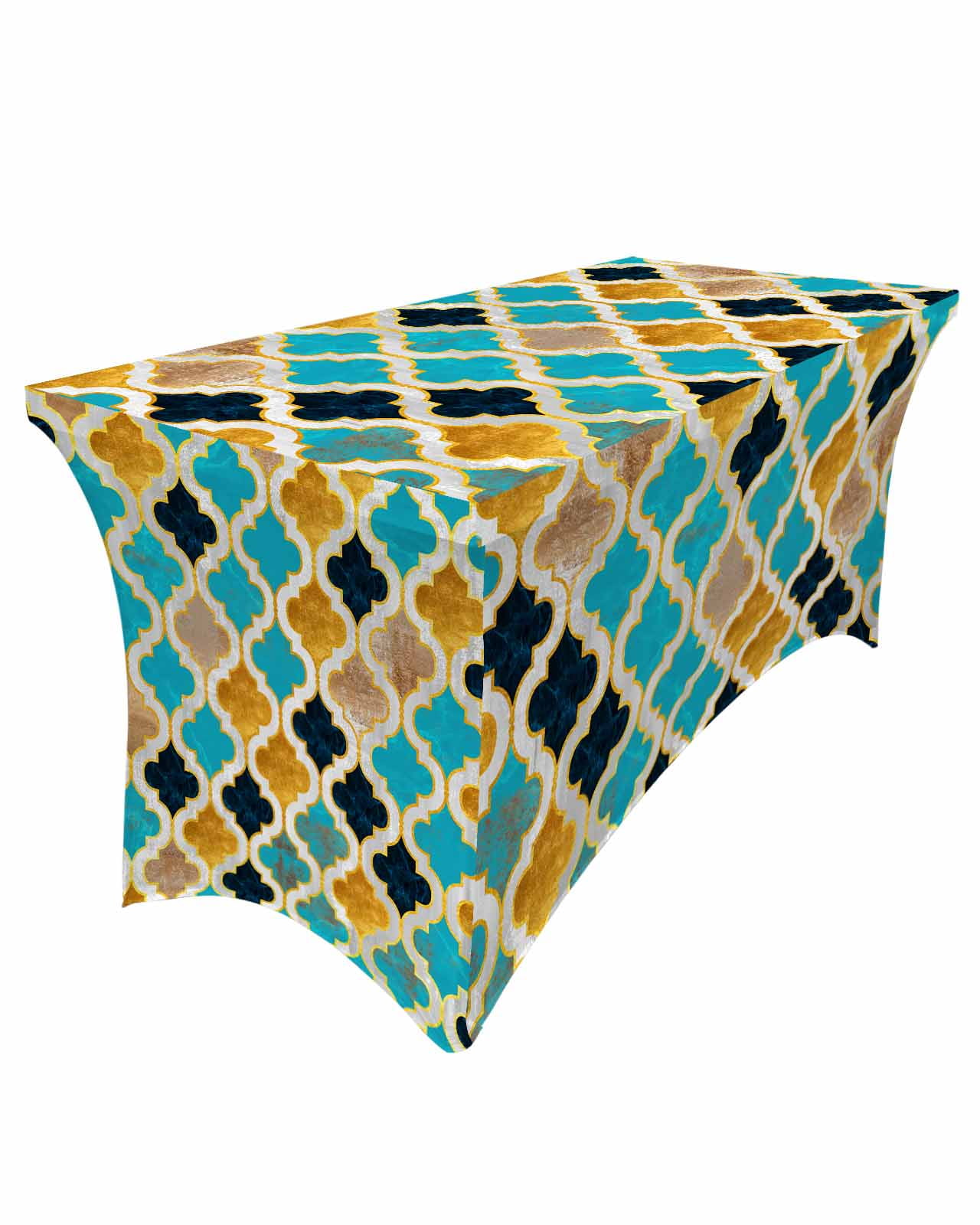 Vintage Abstract Modern Morocco Table Skirt Wedding ration Home ...