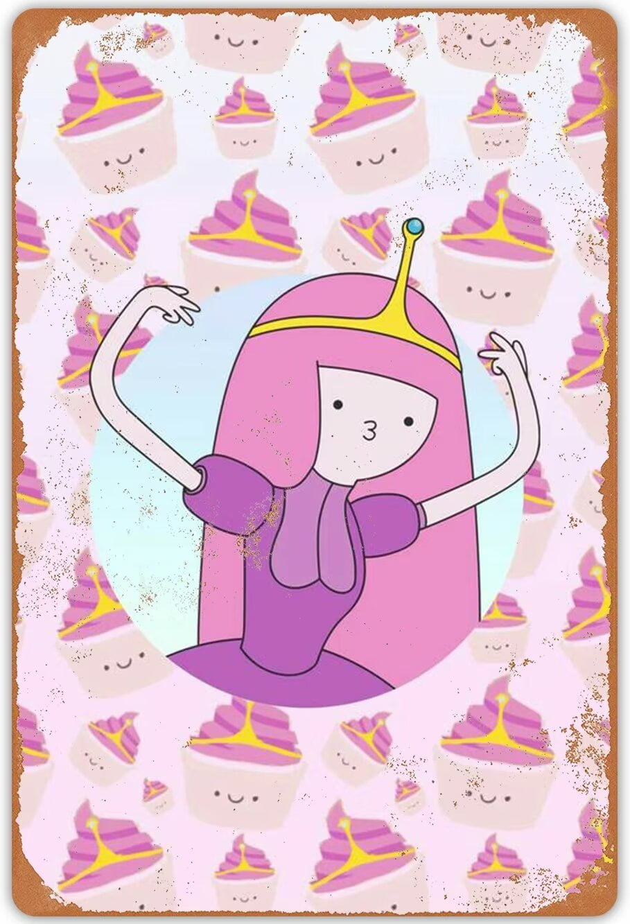 Vintage Adventure Time Tin Sign Animation TV Series Metal Poster Retro ...