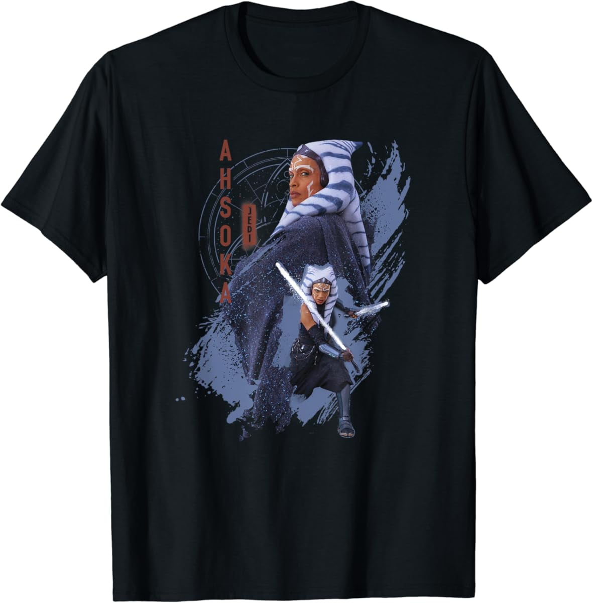 Vintage Ahsoka Jedi Warrior Epic Poses Poster T-Shirt S-5XL - Trending Birrthday Tee Gifts ...