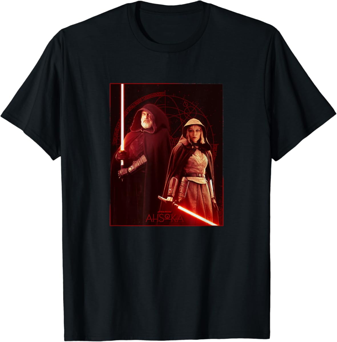 Vintage Ahsoka Shin Hati & Baylan Skoll Red Jedi Poster T-Shirt S-5XL ...
