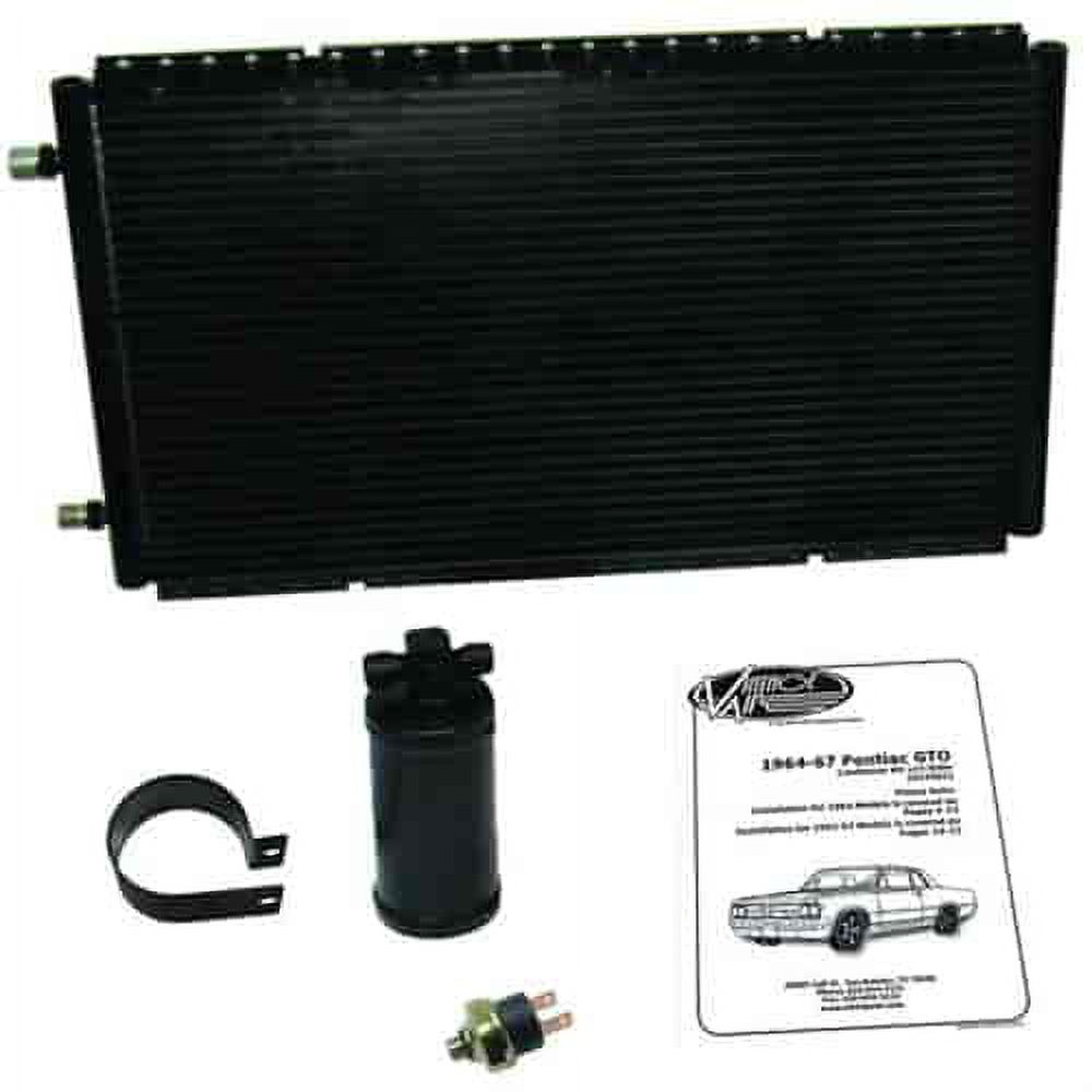Vintage Air 021061 Horizontal SuperFlow Condenser Kit 1964-1967 Pontiac ...