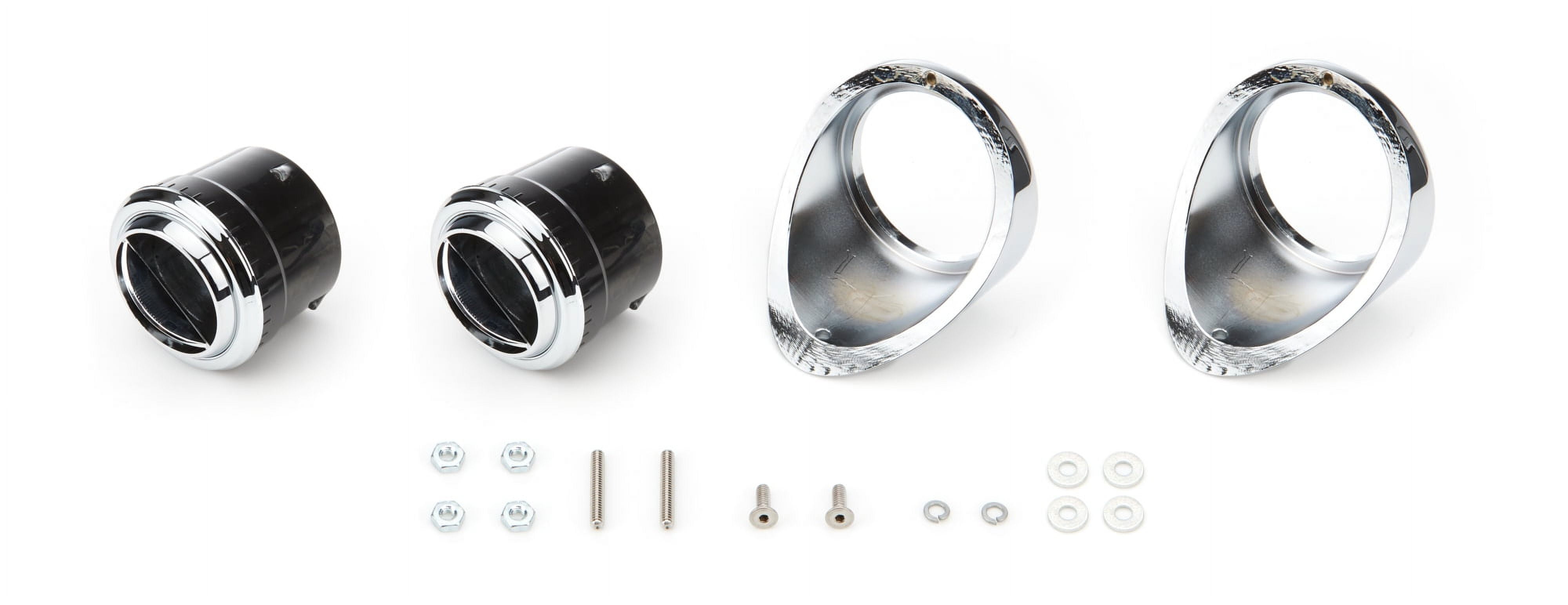 Vintage Air VIN492056 55-57 Round Chevy Louver Proline Assembly, Chrome ...