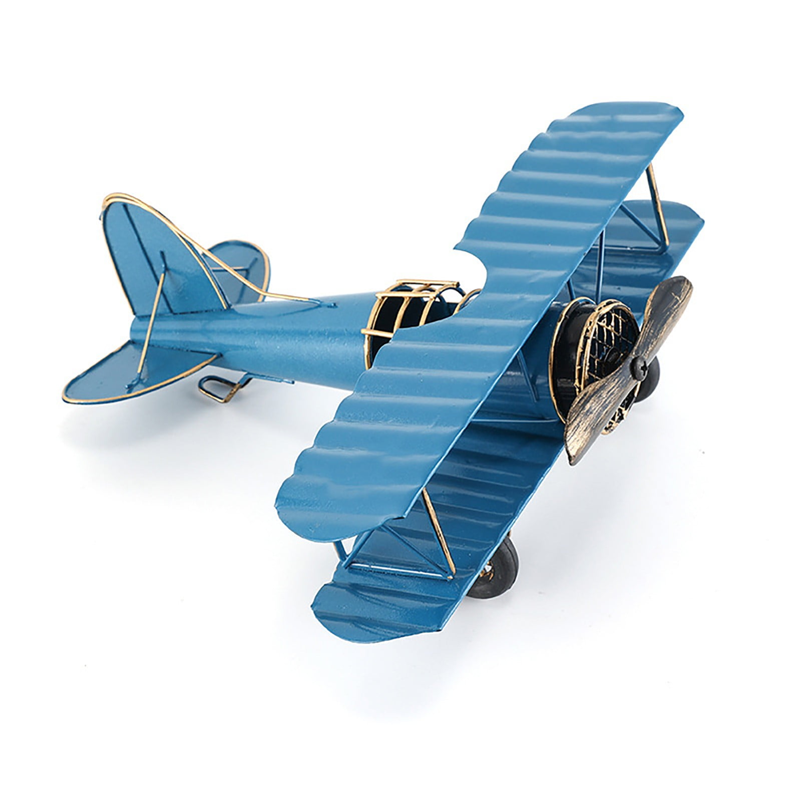 Vintage Airplane Decor Metal Hanging Airplane Biplane OrnamentIron ...