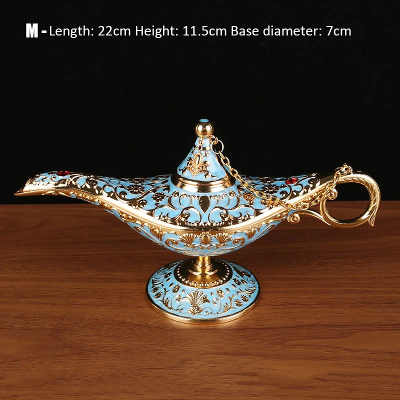 Vintage Aladdin Magic Lamp Ornaments Classic Aladdin Magic Genie ...