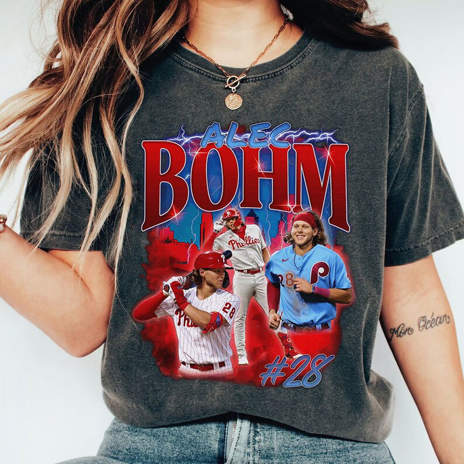 Vintage Alec Bohm Shirt, Red October Shirt, Phillies Baseball Player ...