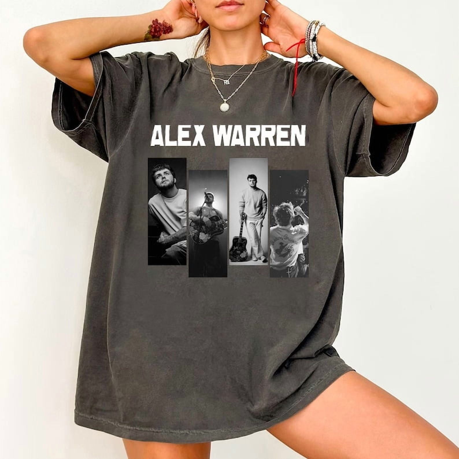 Vintage Alex Warren Unisex T shirt, Tour Music Alex Warren Tour 2025 ...