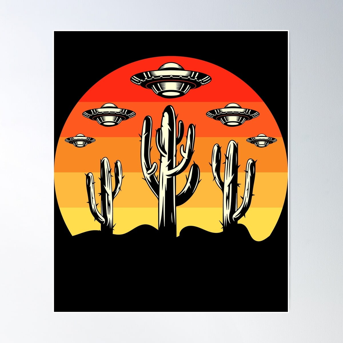 Vintage Alien Ufo Abduction Retro Deer Alien, Funny Aliens Design Gift ...