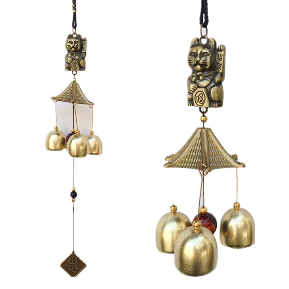 Vintage Alloy Wind Chime Hanging Decoratio Wall Door Decoration Metal ...