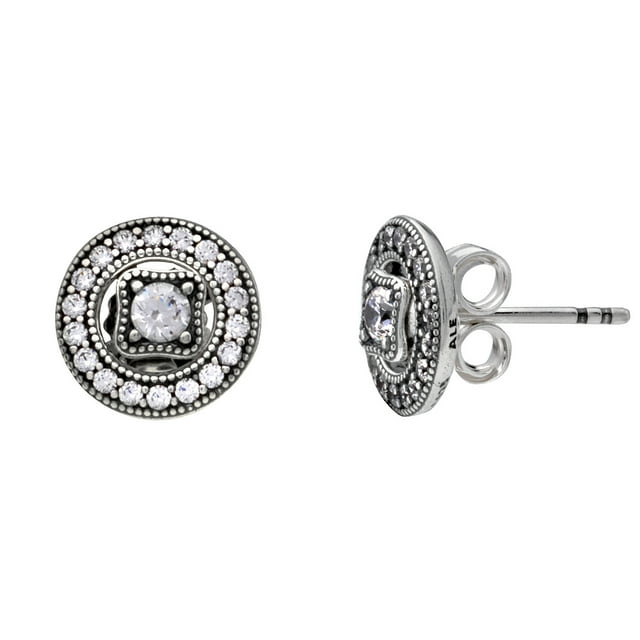 Vintage Allure Stud Earrings - 290721CZ - Walmart.com