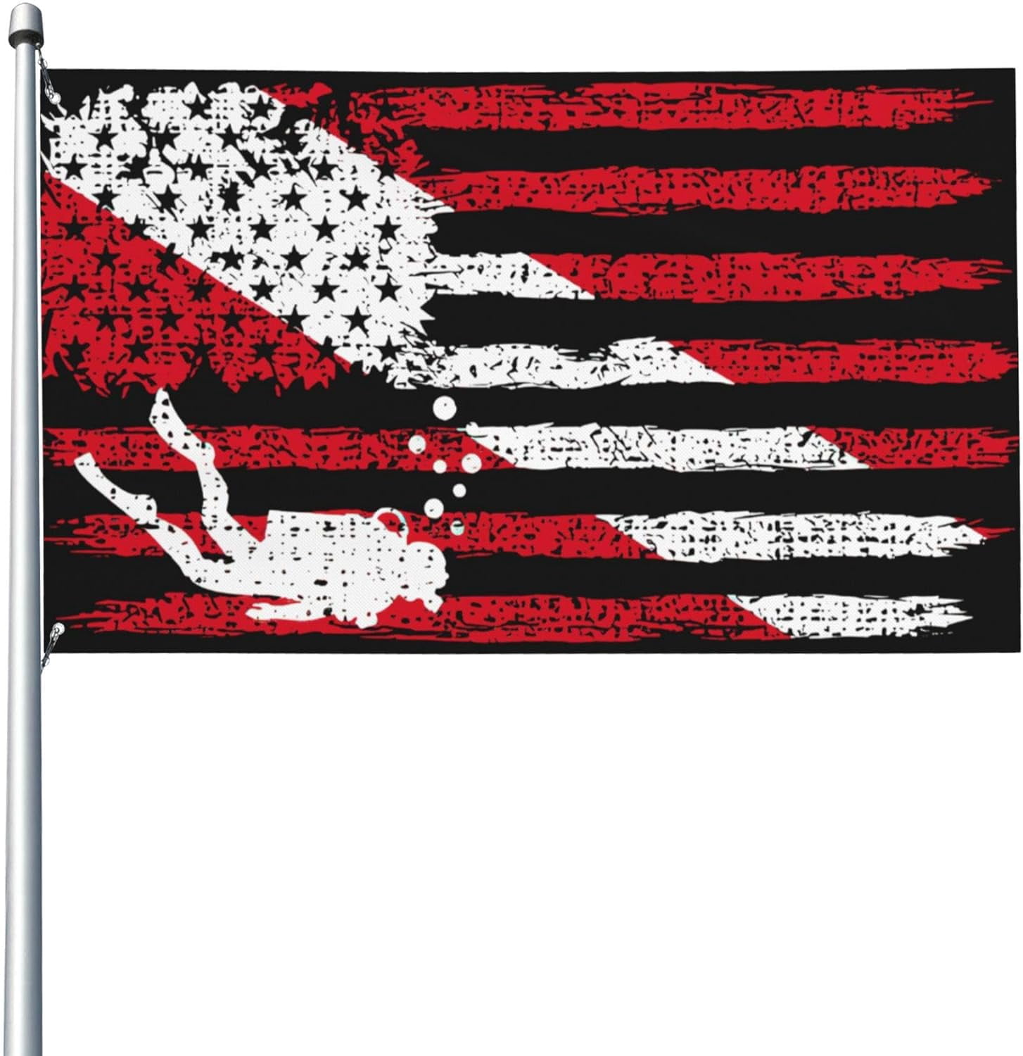 Vintage American Diver Down USA Scuba Flag Outdoor Decorative Flag ...