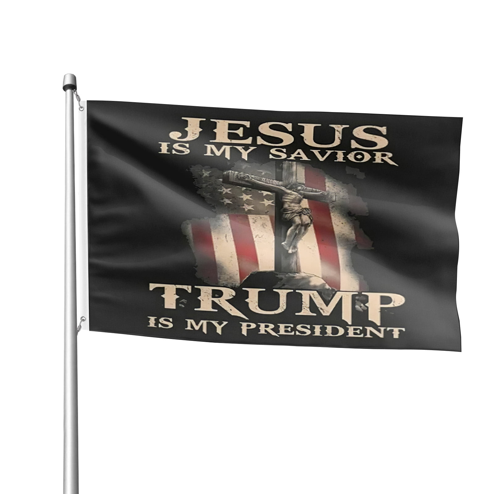Vintage American Flag Jesus Is My Savior Trump Is My President ...