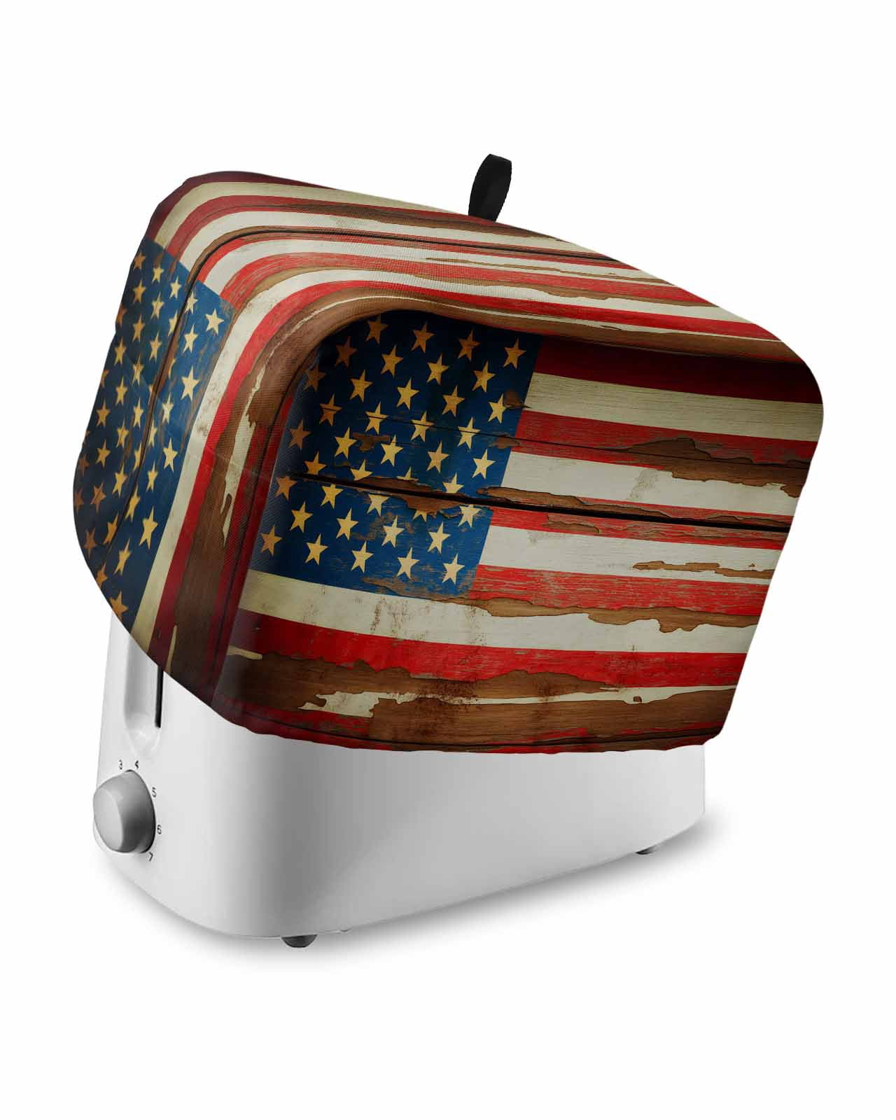 Vintage American Flag Small Toaster Cover 2 Slice, Kitchen Appliance ...