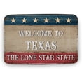 Vintage American Flag Star Welcome Doormat for Front Porch - Walmart.com