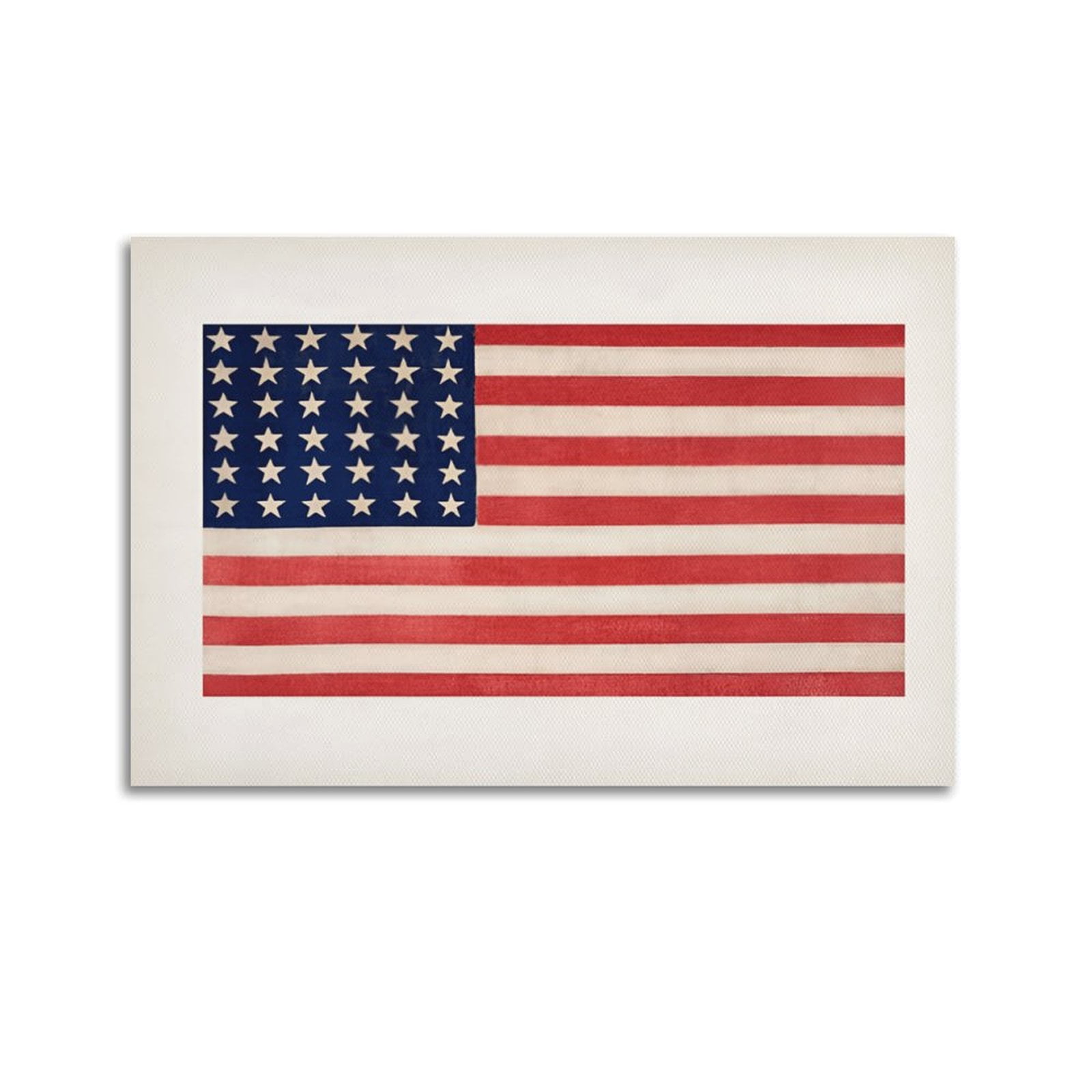 Vintage American Flag Wall Art, 4th of July Decor, Independence Day ...