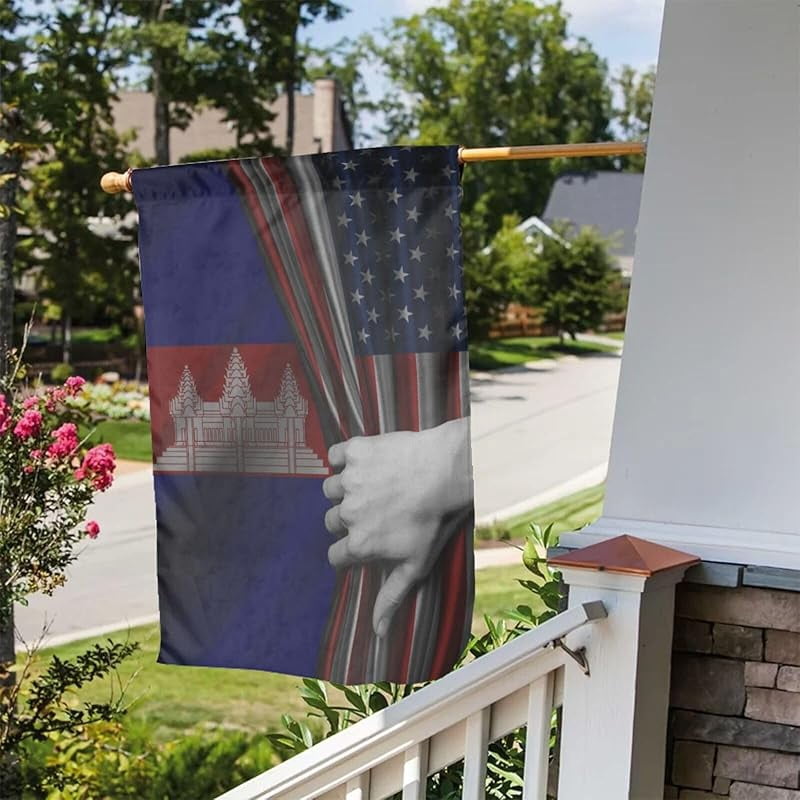 Vintage American Maryland State Flag USA America Garden Flag 12 x 18 ...