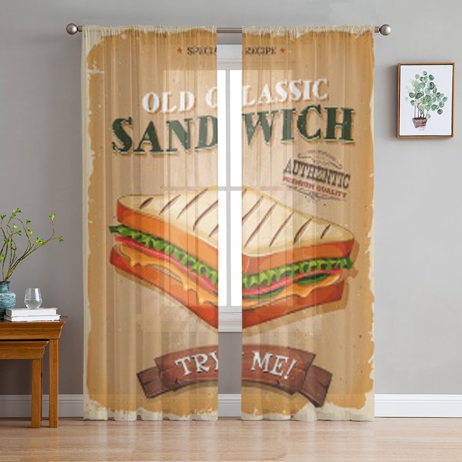 Vintage And Grunge Textured Poster With Appetizing Fast Food Burgers ...