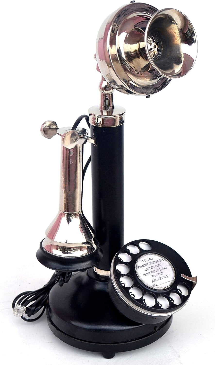 Vintage Antique Candlestick Rotary Dial Telephone/Antique Phone/Old ...