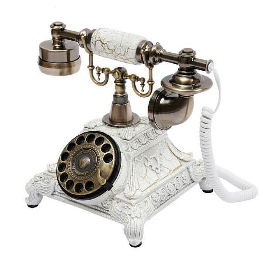 Vintage Antique European Style Old Fashioned Rotary Dial Phone Handset ...