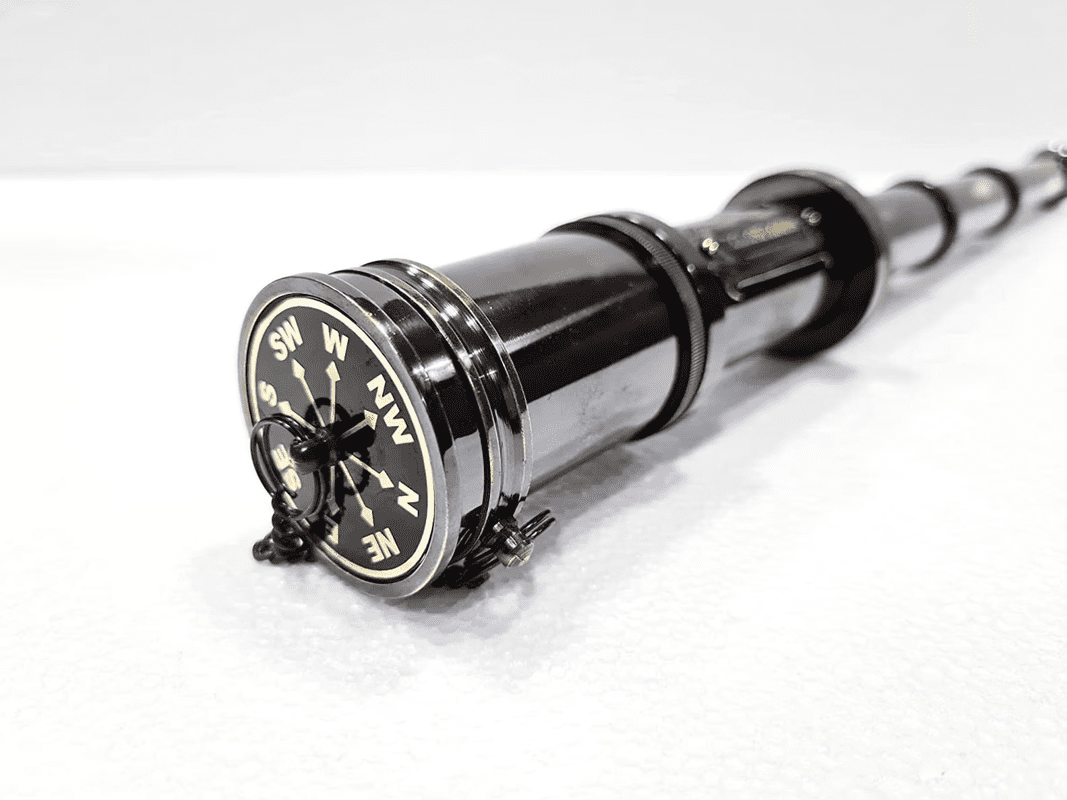 Vintage Antique Maritime Brass Telescope Pirate Spyglass Scope with ...