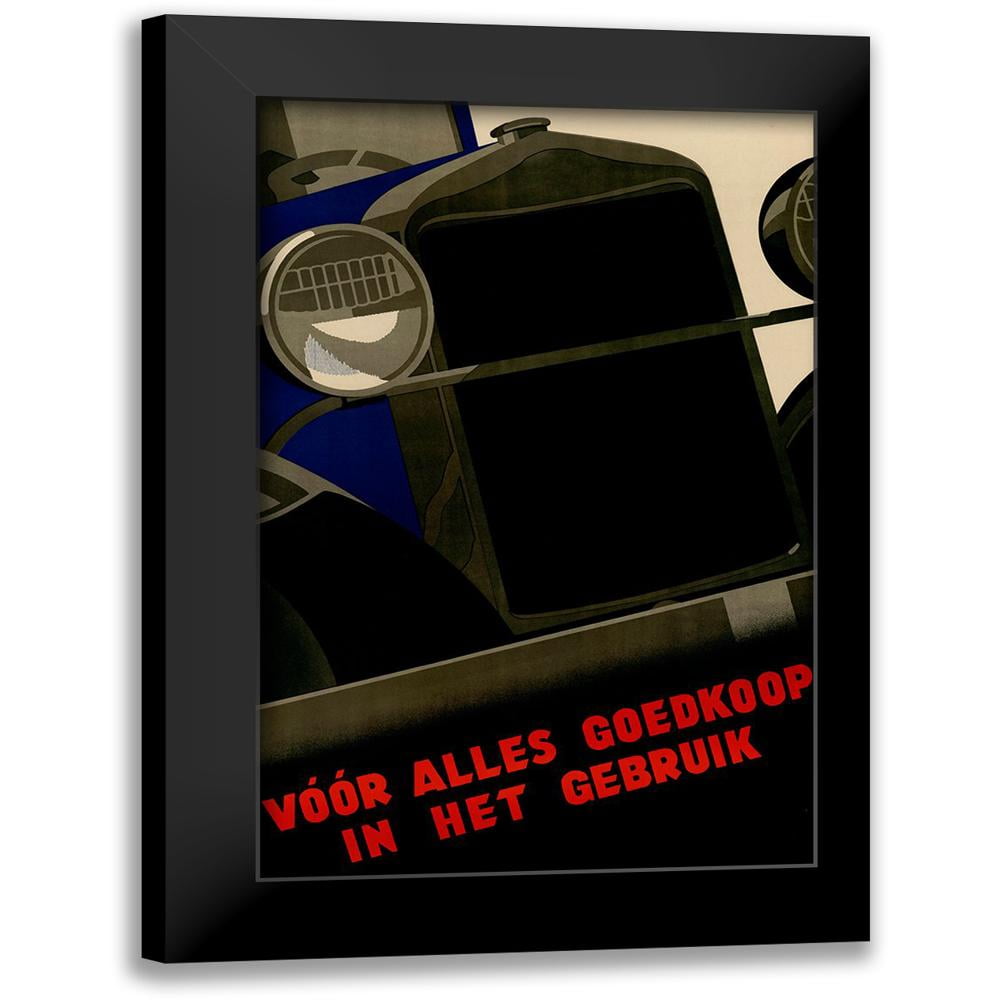 Vintage Apple Collection 11x14 Black Modern Framed Museum Art Print ...