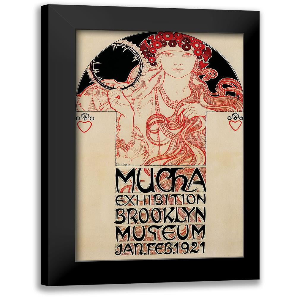 Vintage Apple Collection 11x14 Black Modern Framed Museum Art Print ...