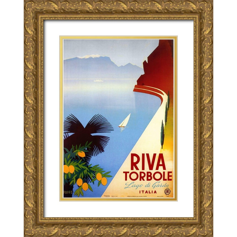 Vintage Apple Collection 11x14 Gold Ornate Wood Framed with Double ...