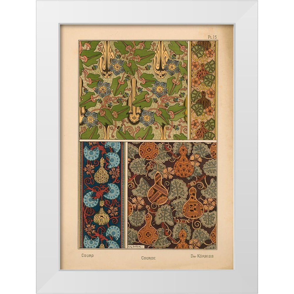 Vintage Apple Collection 11x14 White Modern Wood Framed Museum Art ...