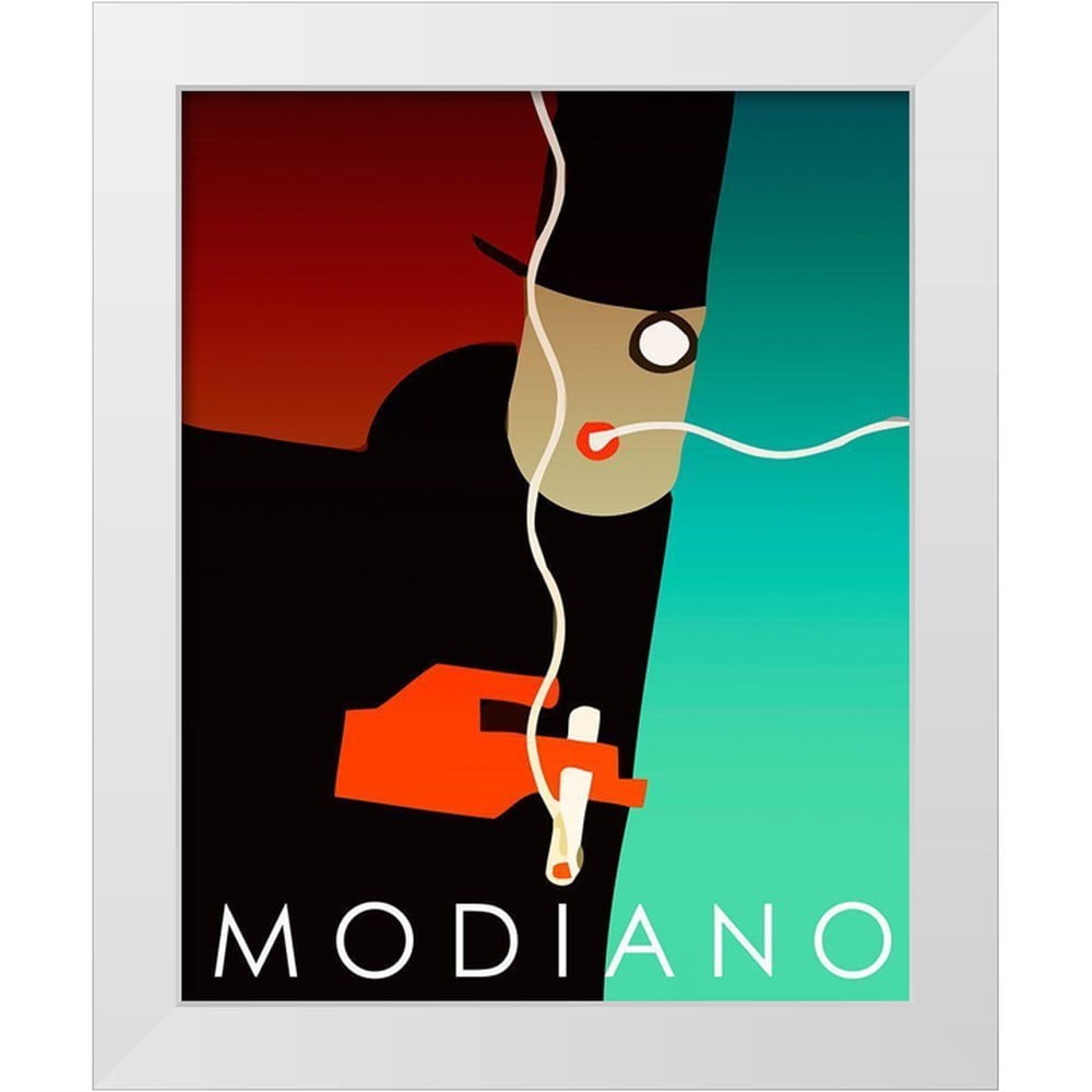 Vintage Apple Collection 12x14 White Modern Wood Framed Museum Art ...