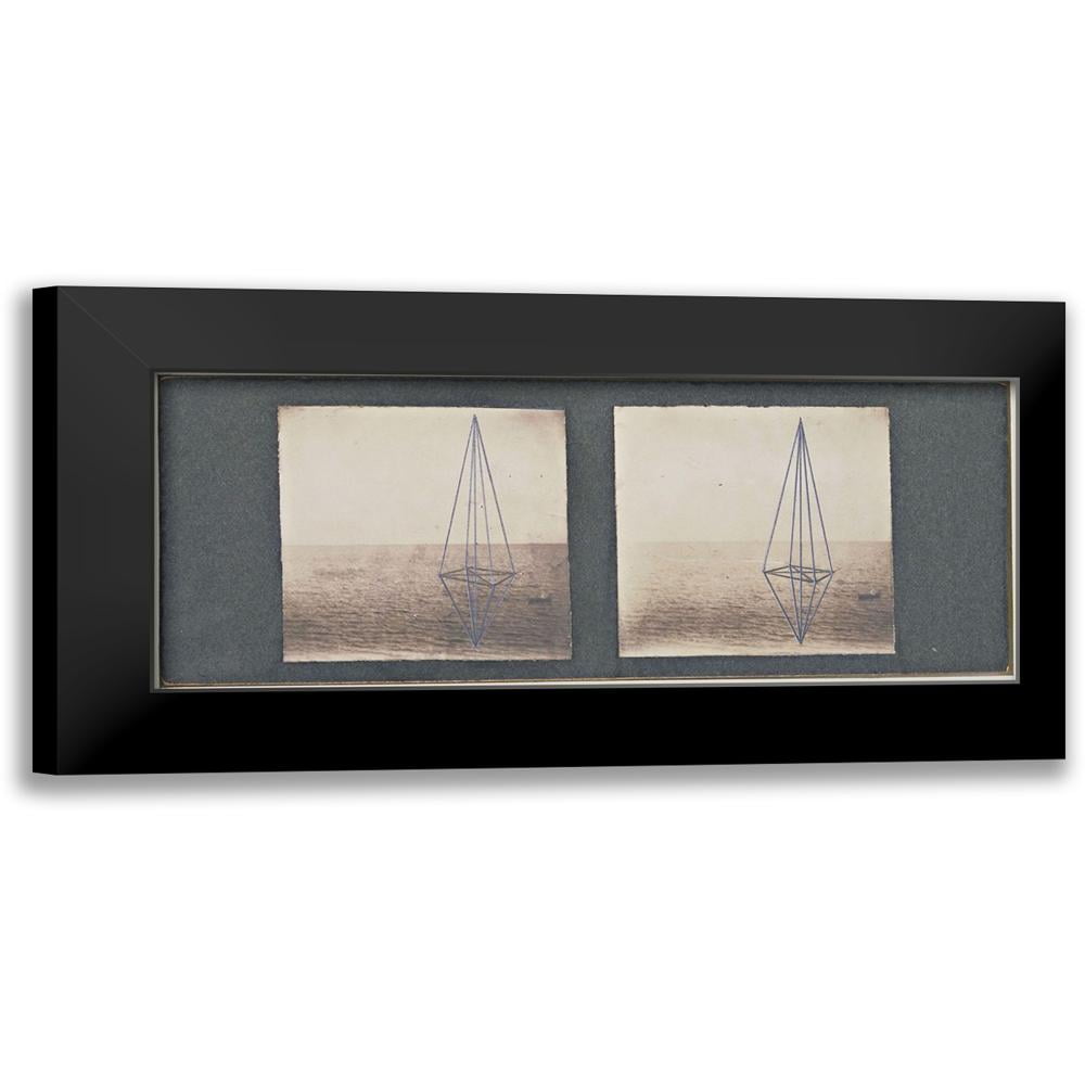 Vintage Apple Collection 14x8 Black Modern Framed Museum Art Print ...