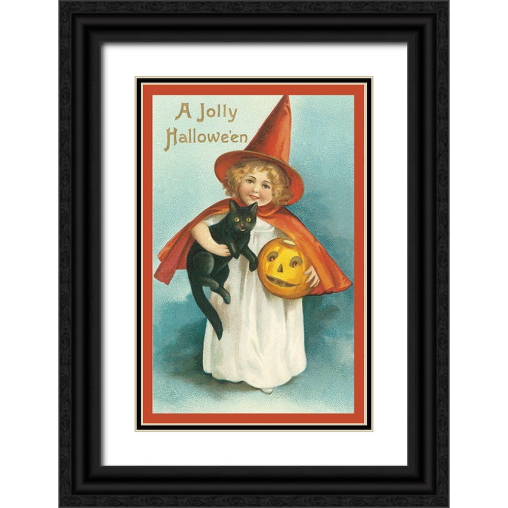 Vintage Apple Collection 17x24 Black Ornate Wood Framed with Double ...